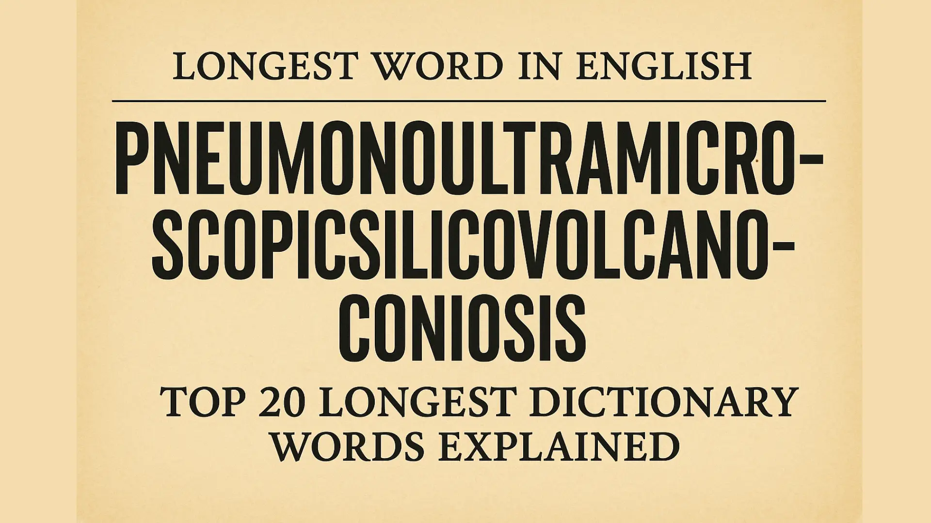 Longest Word in English: Top 20 Longest Dictionary Words Explained | Brand Vision
